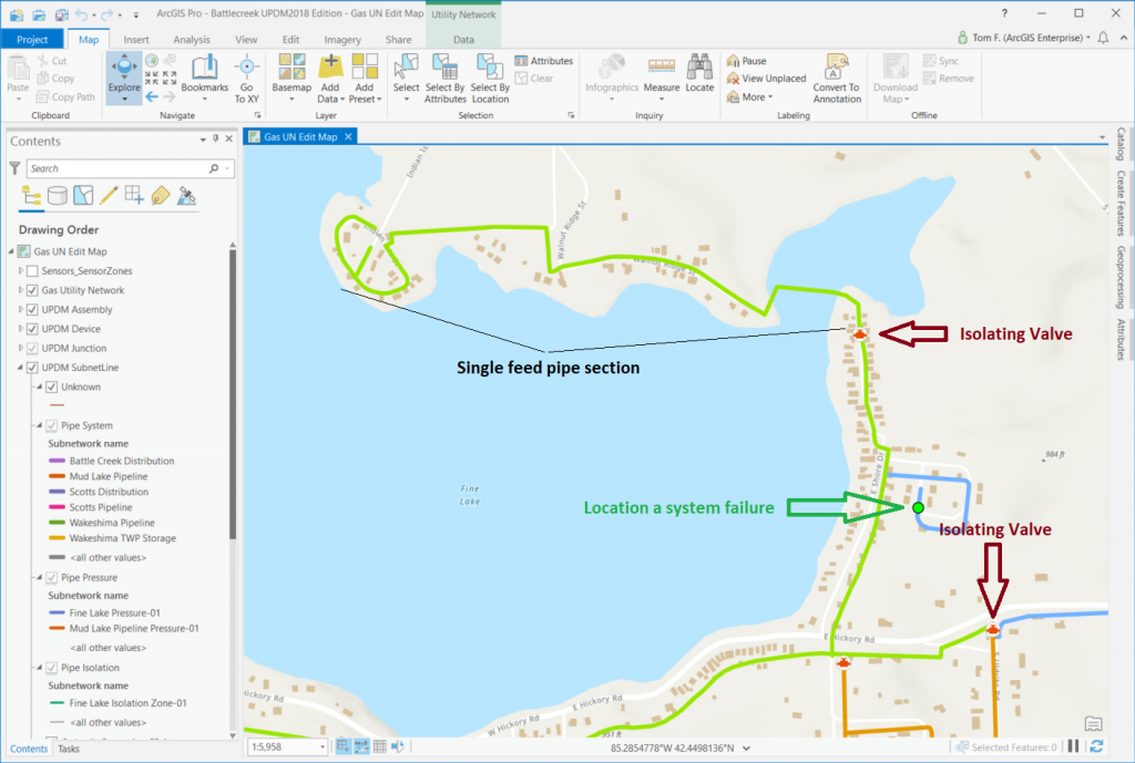 Esri Utility Network Management Extension - Gas Isolation Tracing - SSP ...