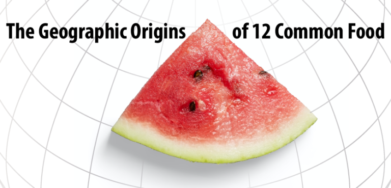 The Geographic Origins of 12 Common Food - SSP Innovations