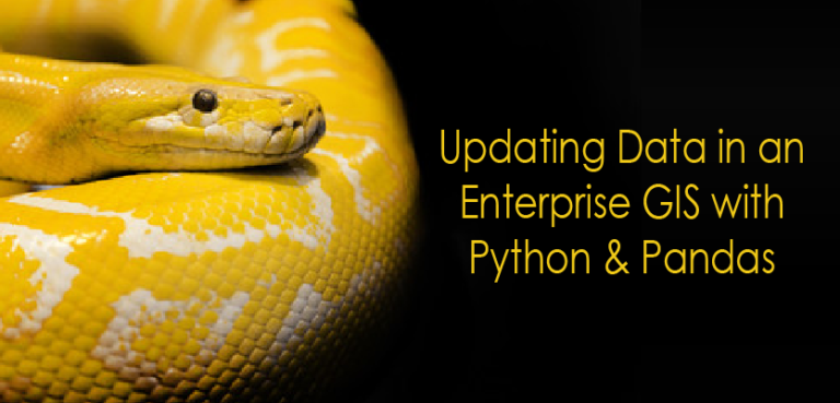 Updating Data In An Enterprise Gis With Python And Pandas Ssp Innovations