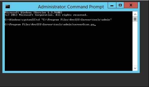 New at ArcGIS Server 10.4 serverScan.py ! | [current-page:pager]SSP ...